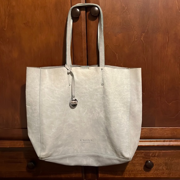 fiore | Bags | Fiore Italy Baby Blue Tote Bag | Poshmark